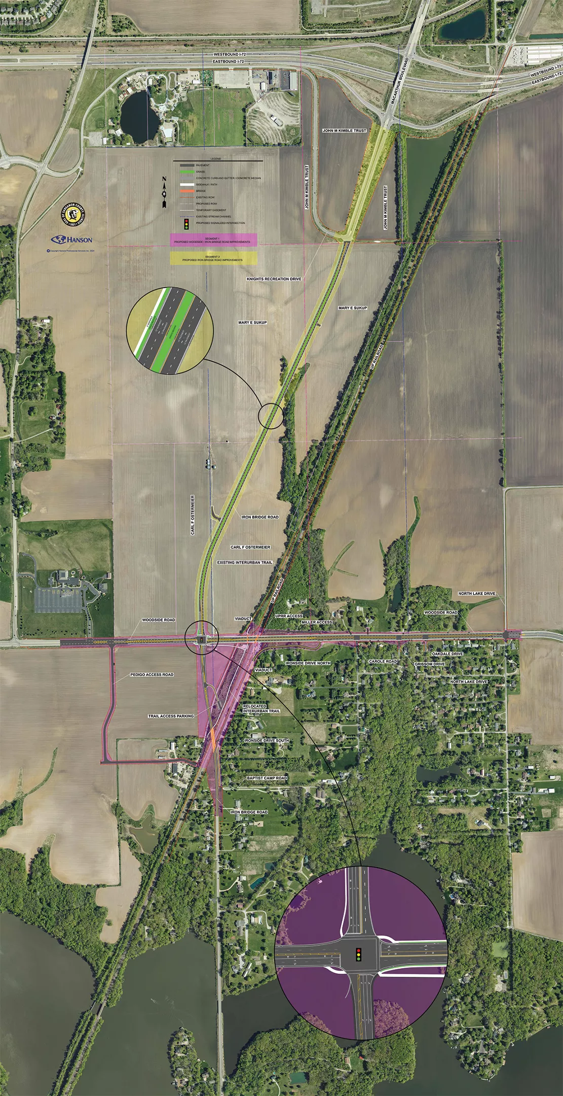 Woodside/Iron Bridge Road project begins